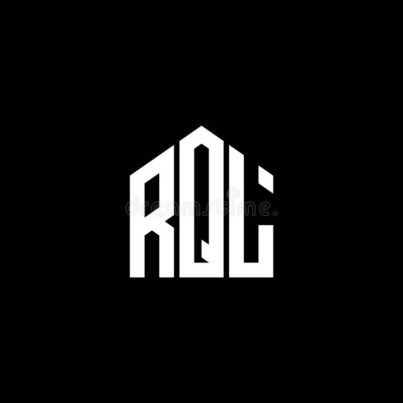 RQL Letter Logo Design on BLACK Background. RQL Creative Initials ...