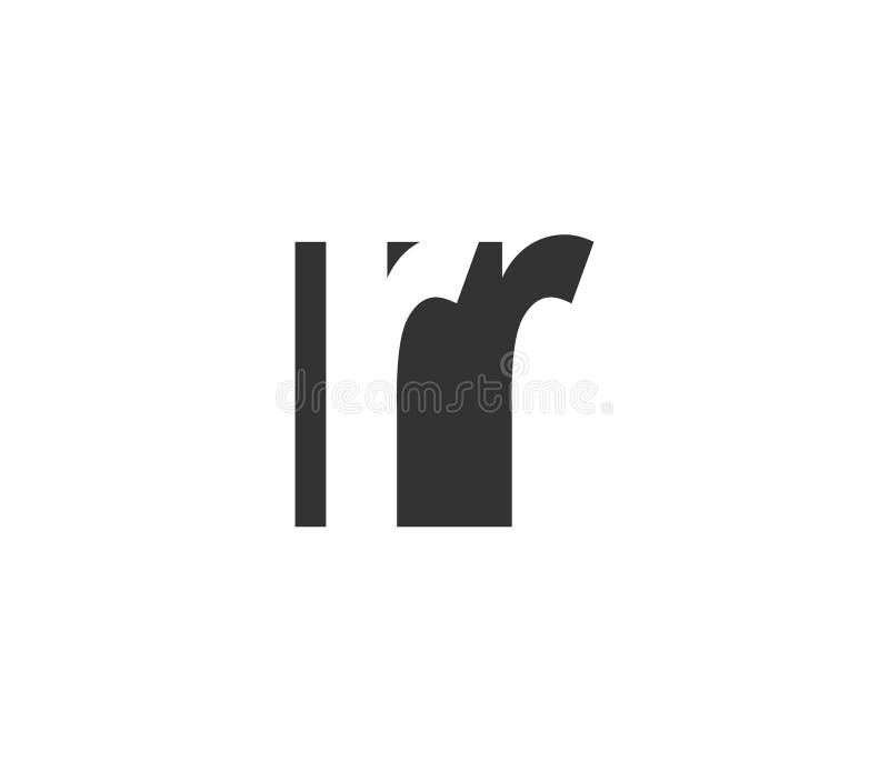 RR Creative Geometric Initial Based Modern and Minimal Logo. Letter R R ...