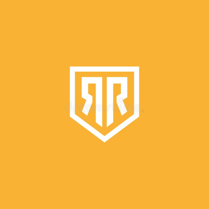 RR Shield Logo . Double R in the Shield with Clean and Modern Design ...