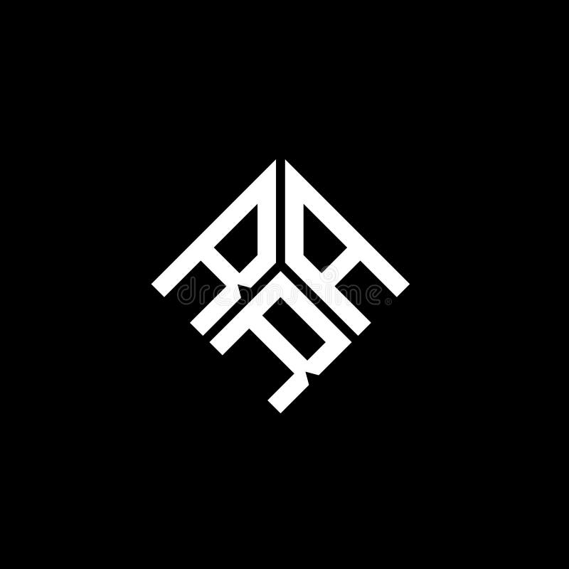 RRA Letter Logo Design on Black Background. RRA Creative Initials ...