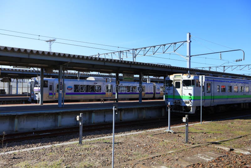 Rrailway Station on the Hakodate Main Line in Hakodate Editorial Stock ...