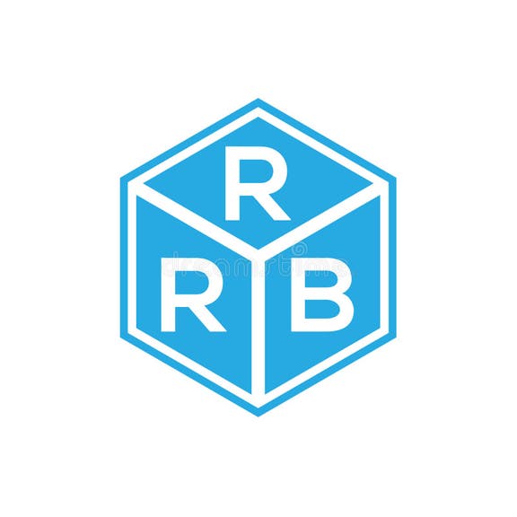 RRB Letter Logo Design on Black Background. RRB Creative Initials ...