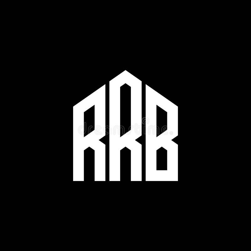 RRB Letter Logo Design on BLACK Background. RRB Creative Initials ...