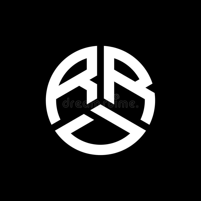 RRD Letter Logo Design on Black Background. RRD Creative Initials ...