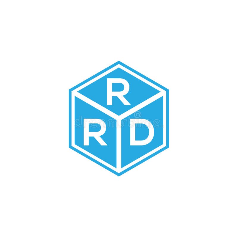 RRD Letter Logo Design on Black Background. RRD Creative Initials ...