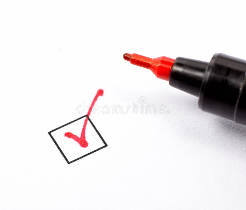 Checkbox mark stock image. Image of choice, check, research - 31142213