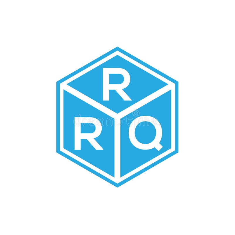 RRQ Letter Logo Design on Black Background. RRQ Creative Initials ...