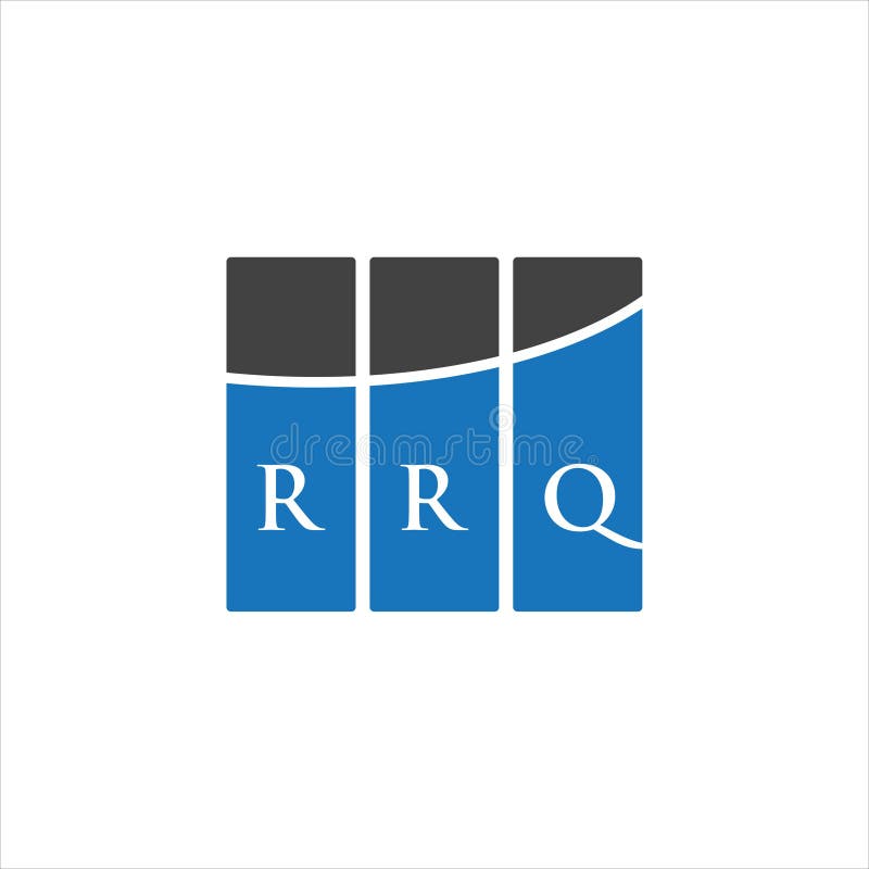 RRQ Letter Logo Design on WHITE Background. RRQ Creative Initials ...
