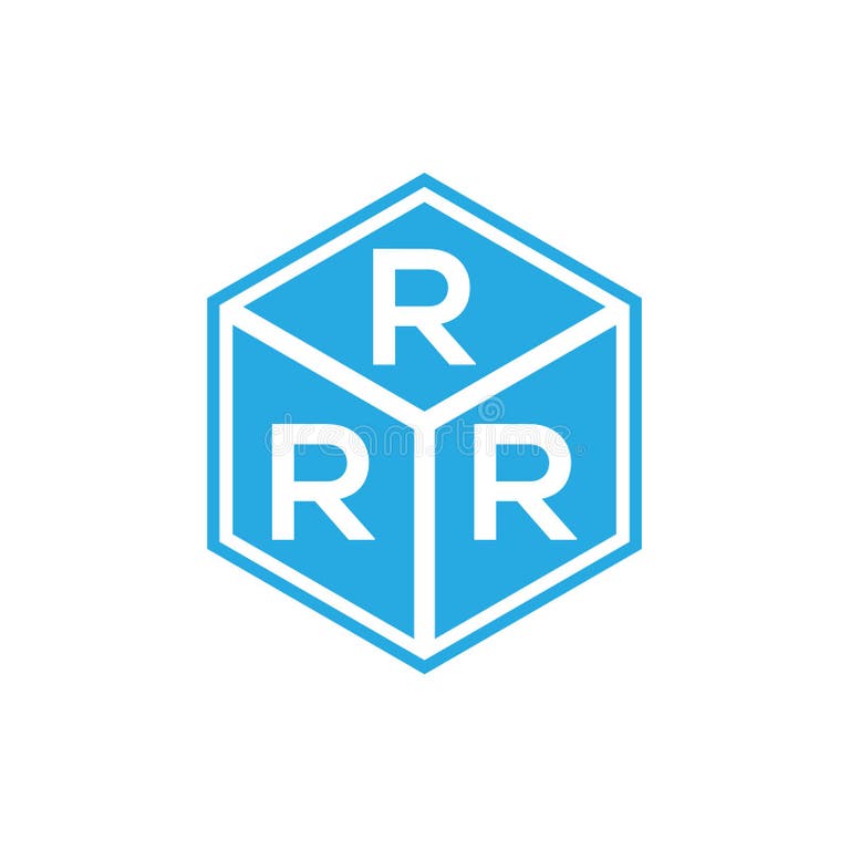 RRR Letter Logo Design on Black Background. RRR Creative Initials ...