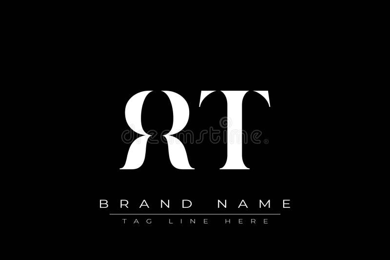 RRT Abstract Letter Logo Design Stock Vector - Illustration of symbol ...