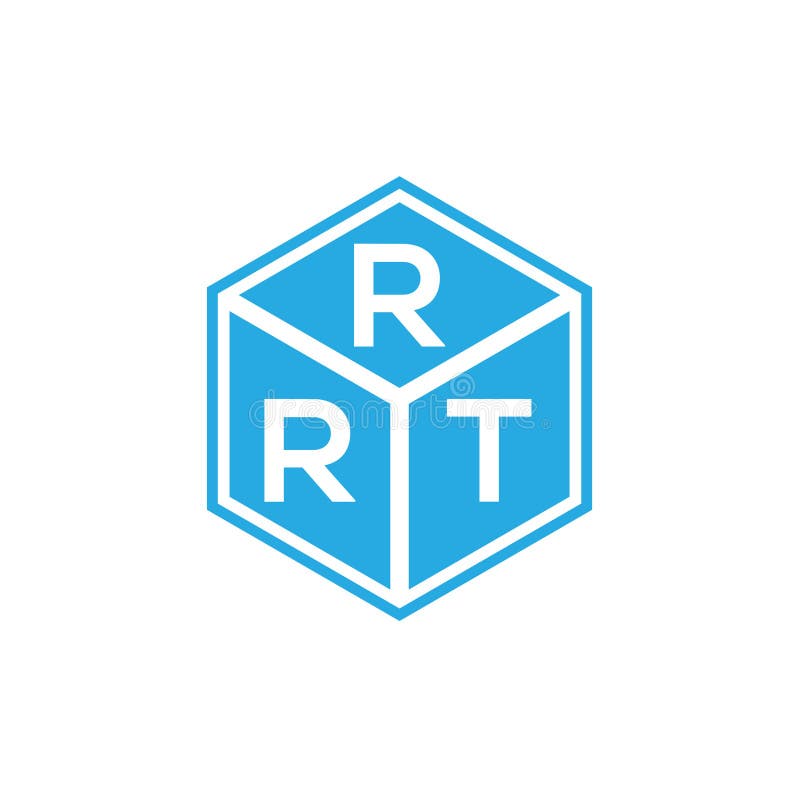 RRT Letter Logo Design on Black Background. RRT Creative Initials ...