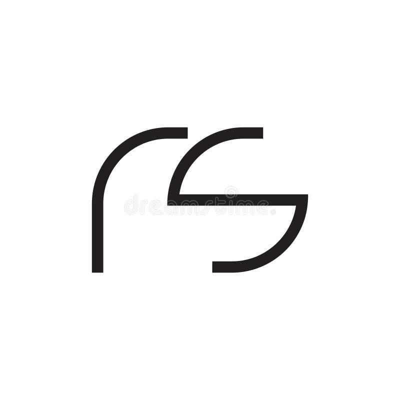 Rs Initial Letter Vector Logo Icon Stock Vector - Illustration of ...