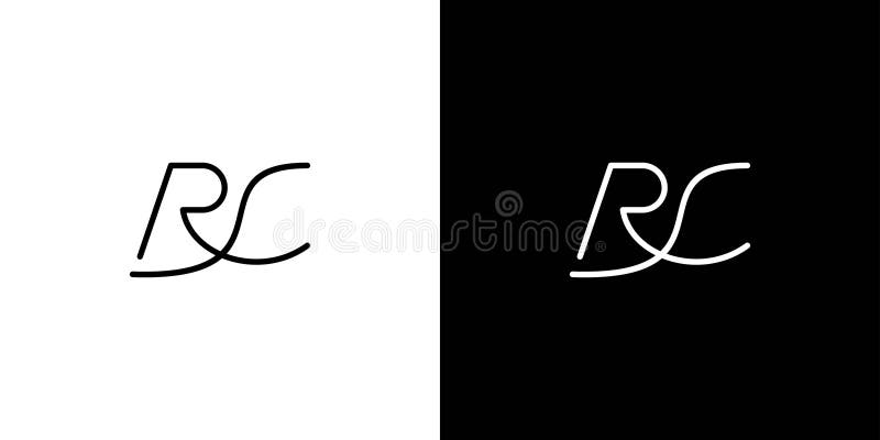 RS Logo Design Simple and Modern Stock Vector - Illustration of symbol ...