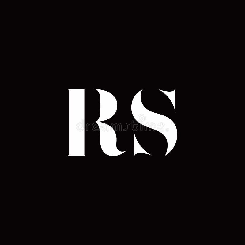 RS Logo Letter Initial Logo Designs Template Stock Vector ...
