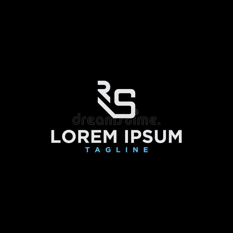 Rs Monogram Logo Design Inspiration Stock Vector - Illustration of ...