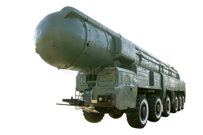 RSD-10 Pioneer Missile Isolated Stock Photo - Image of warhead, force ...