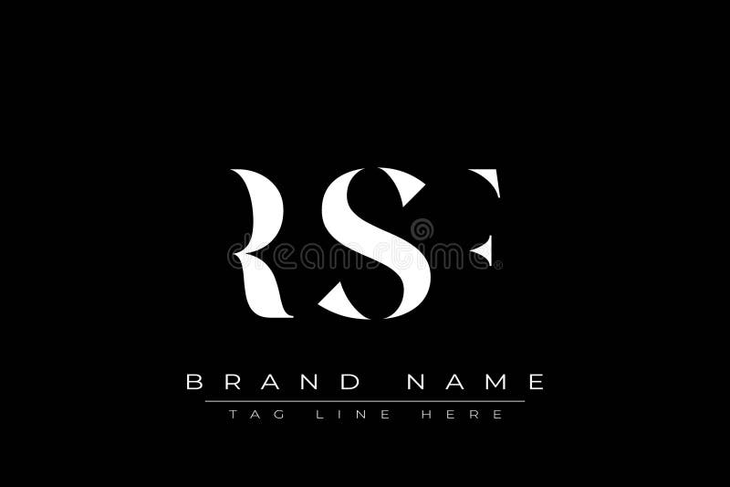 RSF Abstract Letter Logo Design Stock Vector - Illustration of concept ...
