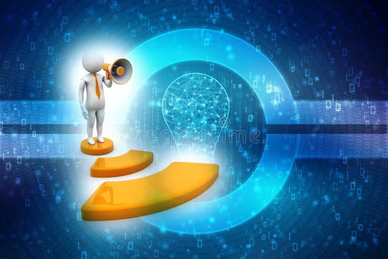 RSS Concept.Isolated on Digital Background. 3d Render Stock ...