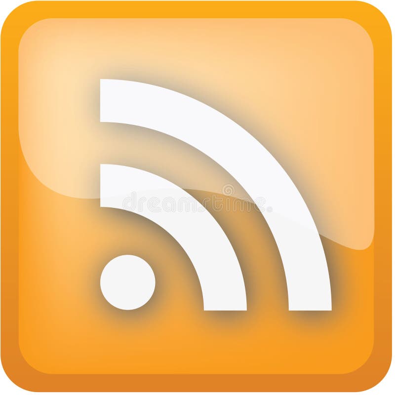 RSS icon editorial image. Illustration of feed, button - 11993705