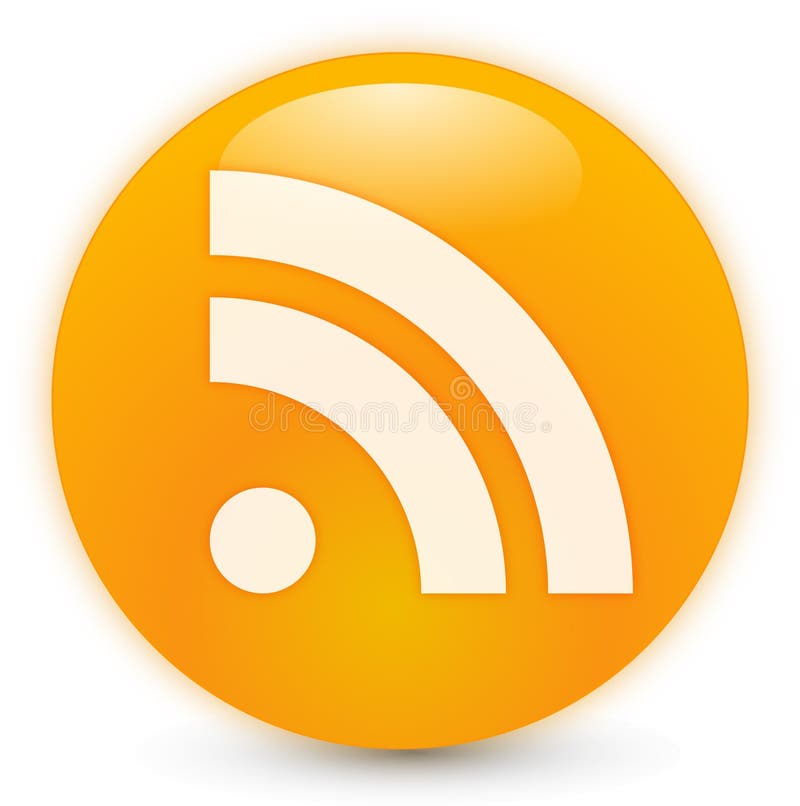 RSS buttons stock vector. Illustration of buttons, blogger - 26164520