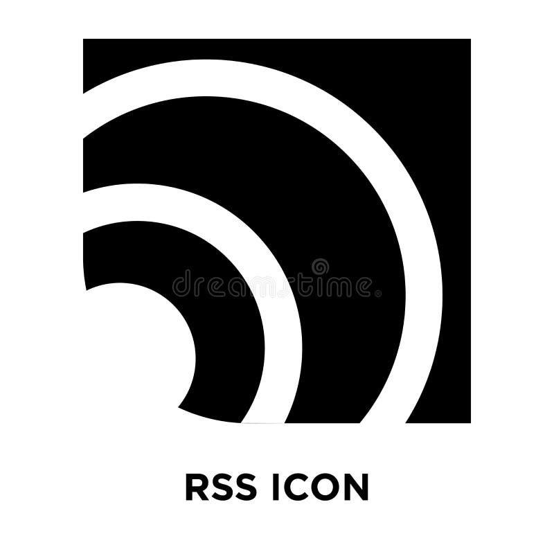 RSS Icon Vector Isolated On White Background, Logo Concept Of RS Stock ...