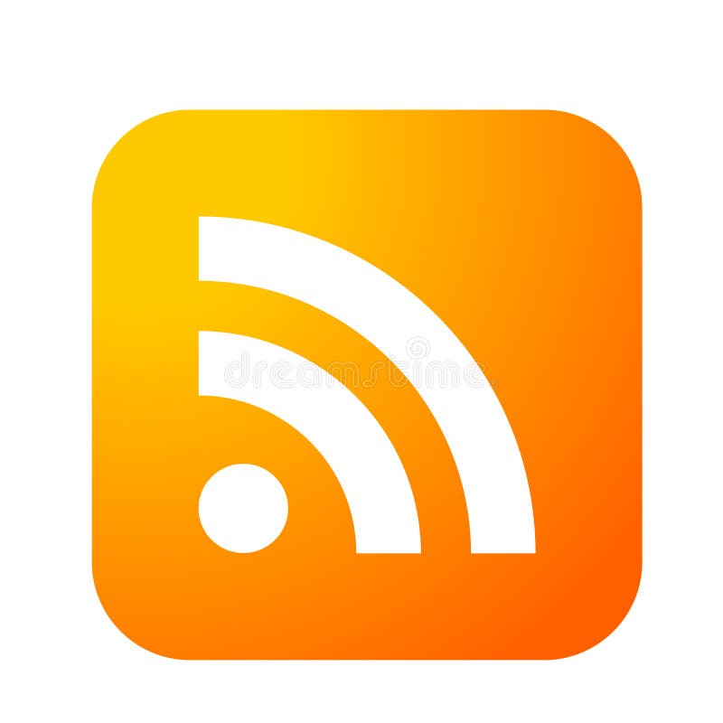 RSS Logo Icon Social Media Icon Vector Element for Web Internet on ...