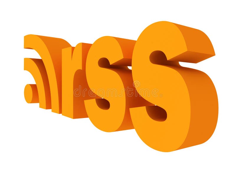 RSS Sign with Special Symbol Stock Illustration - Illustration of ...
