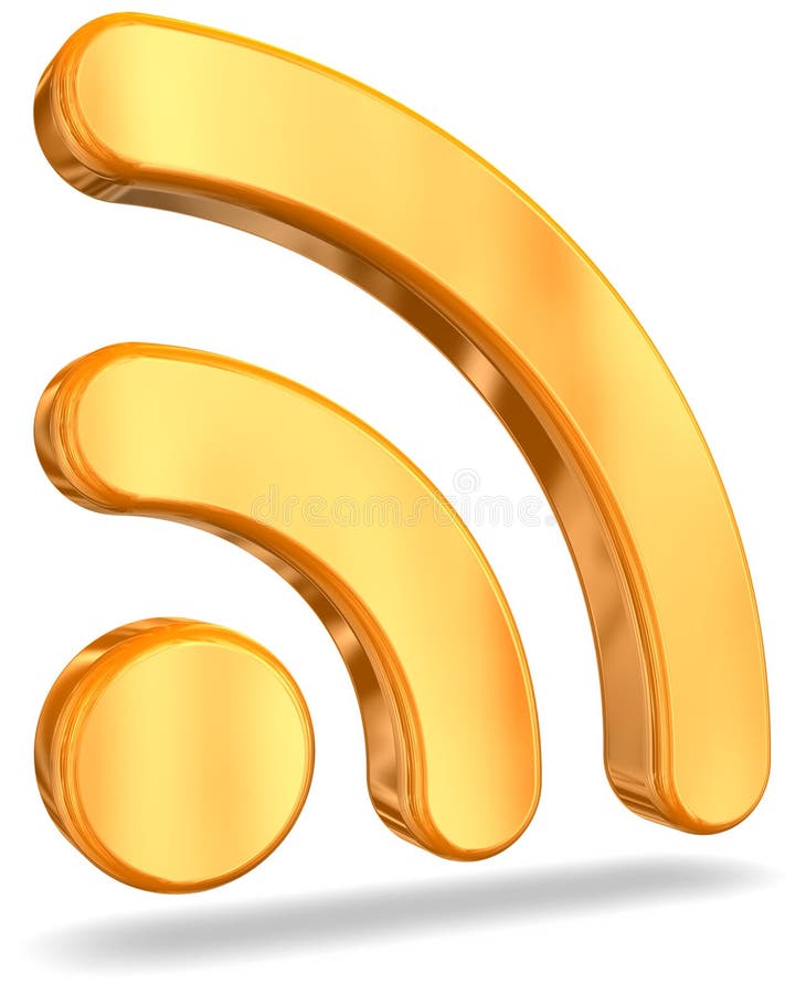 RSS Symbol stock illustration. Illustration of illustration - 21765129