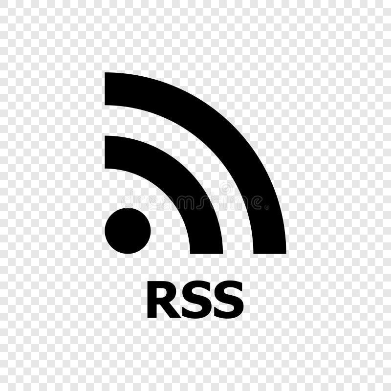RSS Vector Icon. really Simple Syndication. RSS Symbol Stock Vector ...