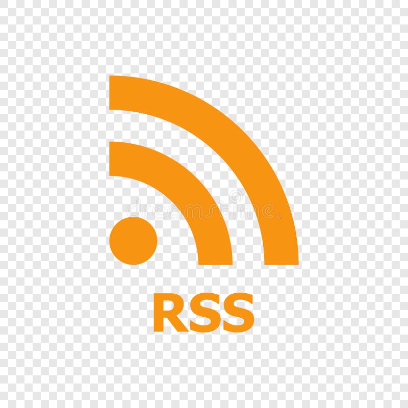 RSS Vector Icon. really Simple Syndication. RSS Symbol Stock Vector ...