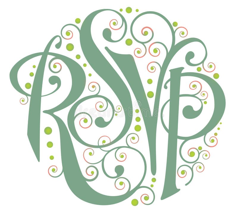 Rsvp stock vector. Illustration of rsvp, white, typescript - 59031624