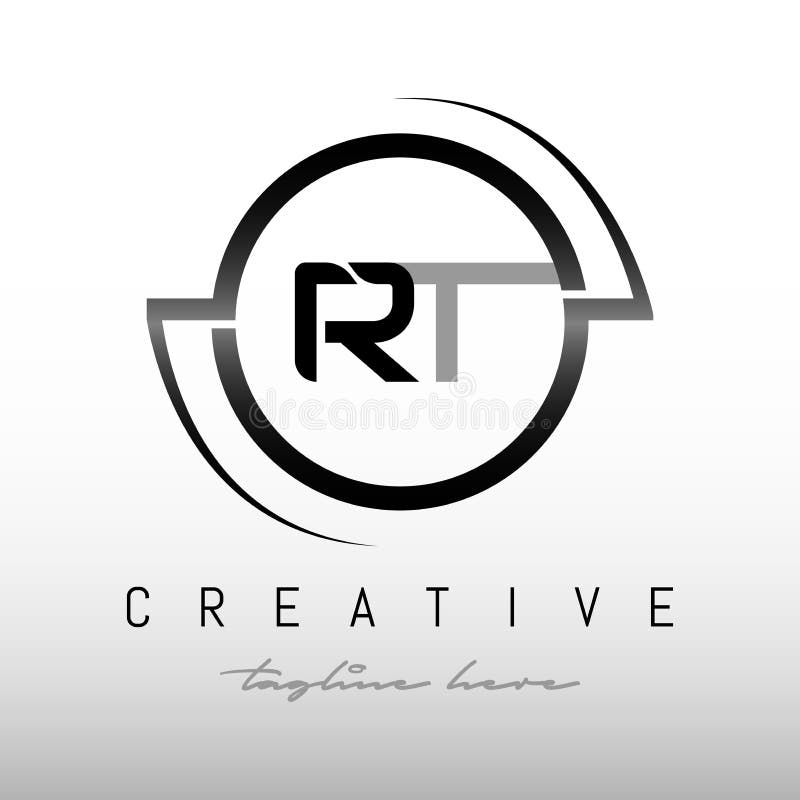 RT Letter Logo with Creative Modern Business Typography Vector Template ...