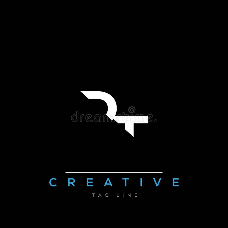 RT creative Monogram Logo stock illustration. Illustration of letter ...