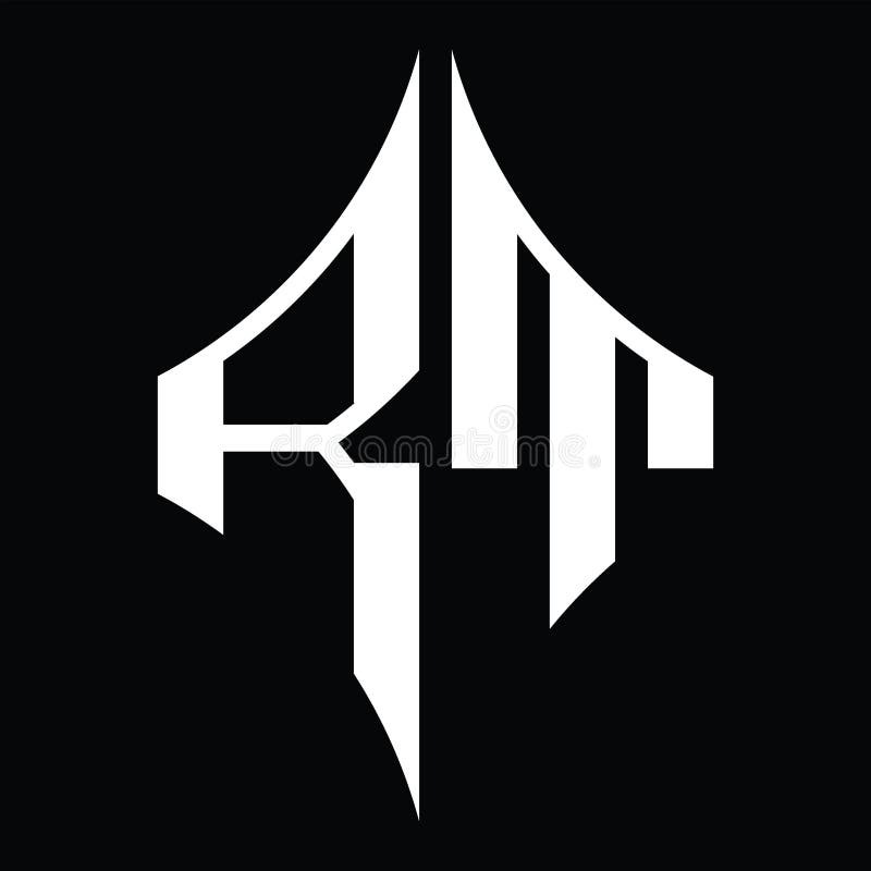 RT Logo Monogram with Diamond Shape Design Template Stock Vector ...