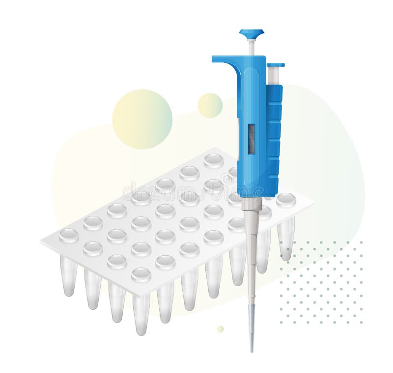RT-PCR Testing Setup - Covid Testing - Illustration Stock Vector ...