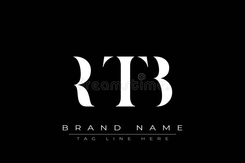 RTB Abstract Letter Logo Design Stock Vector - Illustration of vector ...