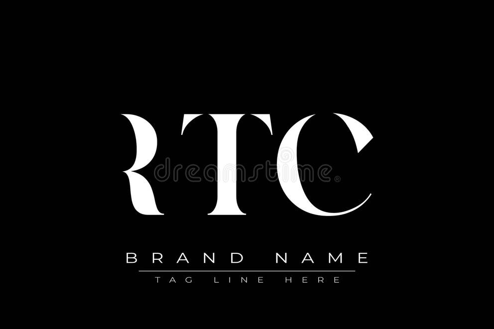 RTC Abstract Letter Logo Design Stock Vector - Illustration of design ...