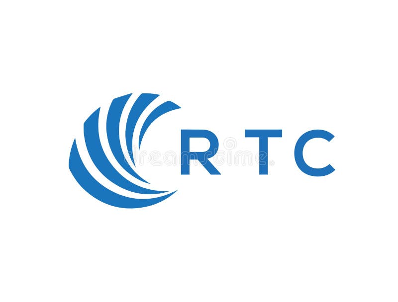 RTc Letter Logo Design on White Background. RTc Creative Circle Letter ...