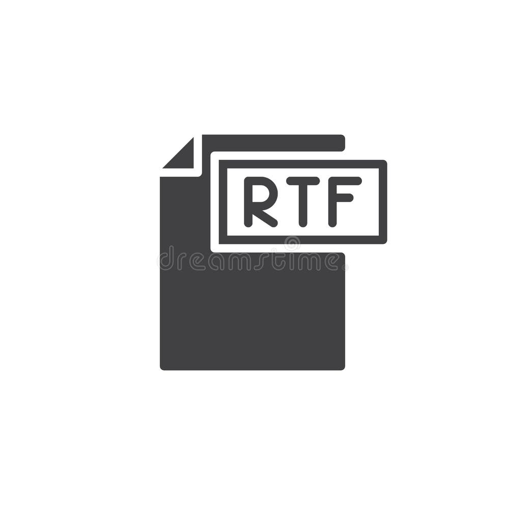 Rtf Logo Stock Illustrations – 42 Rtf Logo Stock Illustrations, Vectors ...