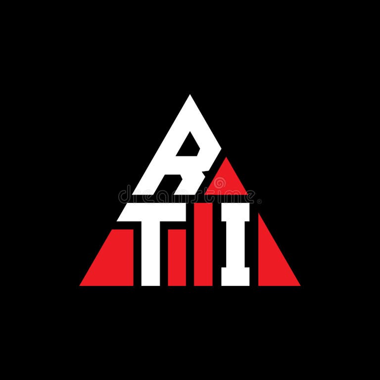 RTI Triangle Letter Logo Design with Triangle Shape. RTI Triangle Logo ...