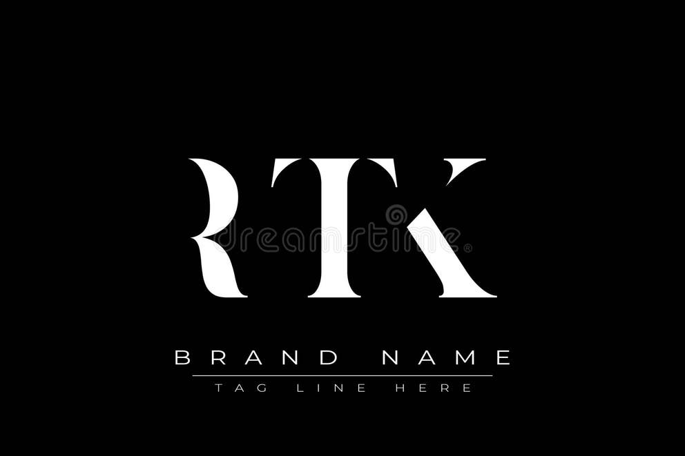 RTK Abstract Letter Logo Design Stock Illustration - Illustration of ...