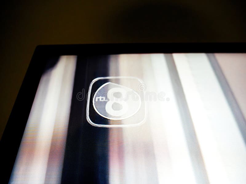 RTL 8 Logo on Television Screen Editorial Photography - Image of dutch ...