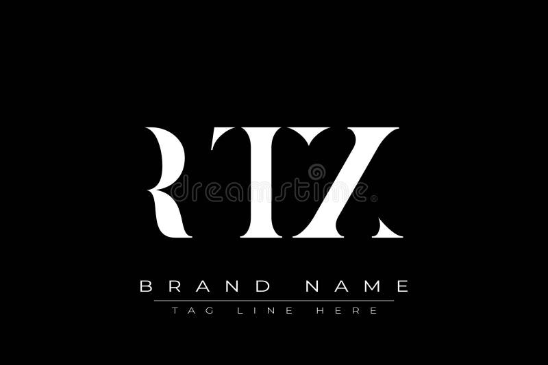 RTX Abstract Letter Logo Design Stock Illustration - Illustration of ...