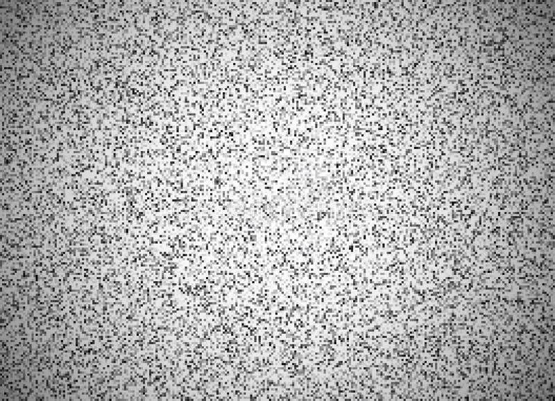 Ruído Preto E Branco Fundo, Feito Dos Quadrados Ilustração do Vetor ...