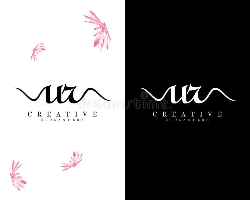 Ur, Ru Creative Handwriting Letters Logo Design Vectoy Stock Vector ... Ur, Ru Creative Handwriting Letters Logo Design Vectoy Stock Vector ...