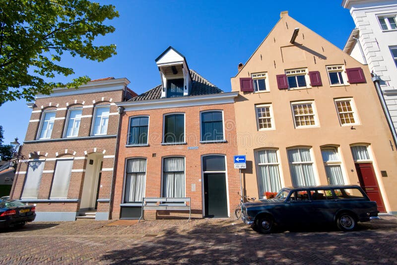 Rua holandesa medieval foto de stock. Imagem de holandês - 26503534