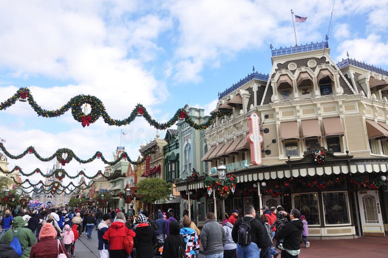 Rua Principal Do Mundo De Walt Disney Imagem de Stock Editorial ...