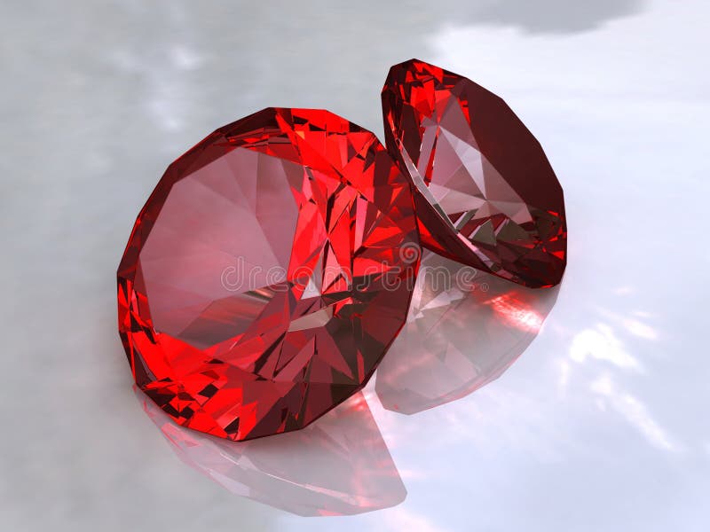 Rubí stock de ilustración. Ilustración de cristal, turquesa - 8411799