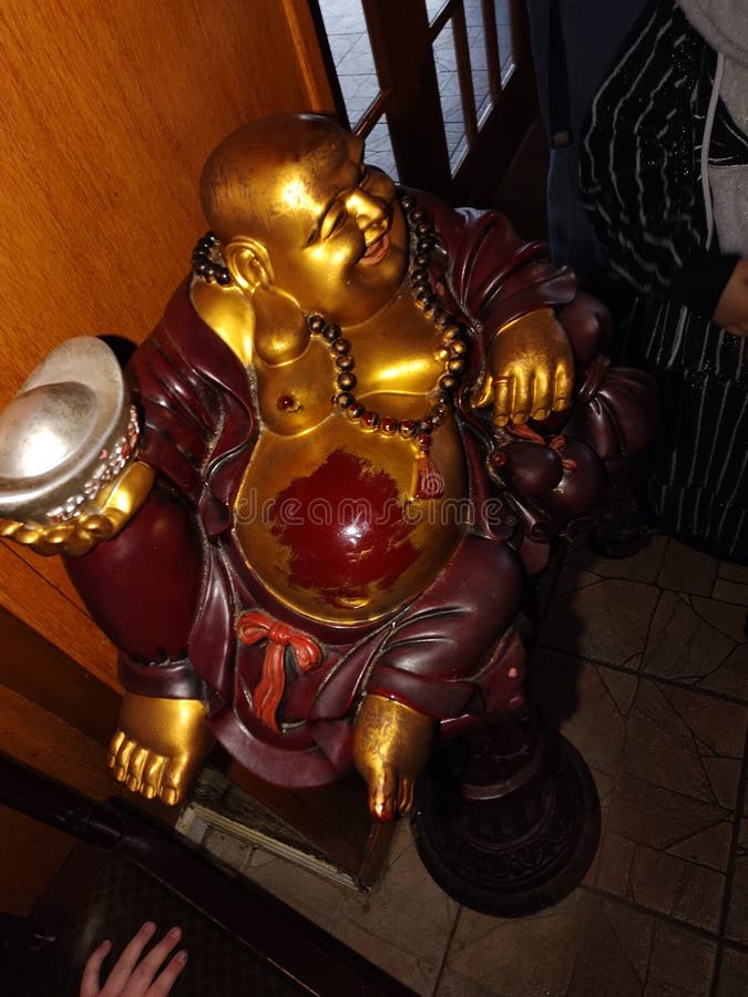 Rub Belly for Good Luck Statue Stock Photo - Image of good, luck: 278561860