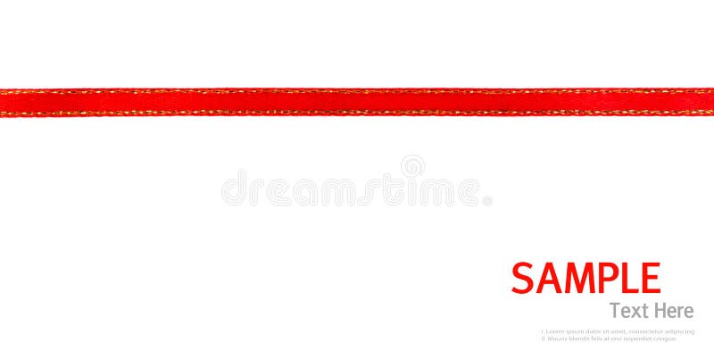 Ruban Brillant D'or Sur Le Fond Blanc Photo stock - Image du festif ...